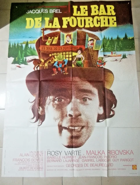ANCIENNE AFFICHE DE cinéma originale - " LE BAR DE LA FOURCHE " - 120 x 160 cm EUR 20,00 ...