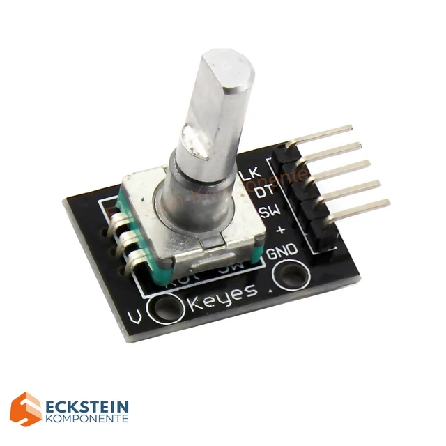 ROTARY CONTROL ENCODER Rotary Encoder Arduino KY-040 Potentiometer Poti ...