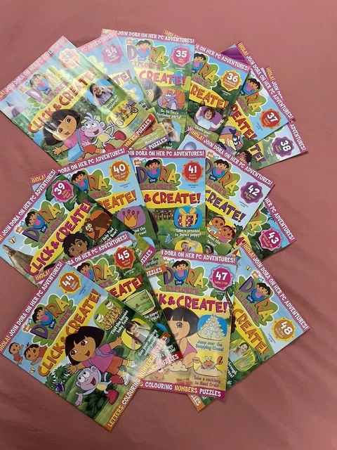 15X DORA THE Explorer Magazines Unused Clean With CD-ROMs £12.94 ...