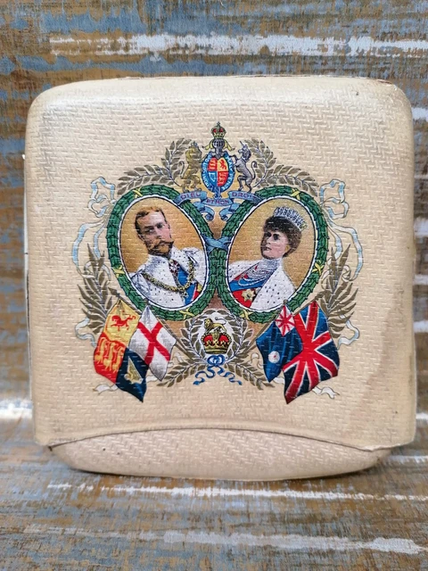 RARE KING GEORGE V & Queen Mary 1911 Cigar Case £55.84 - PicClick UK