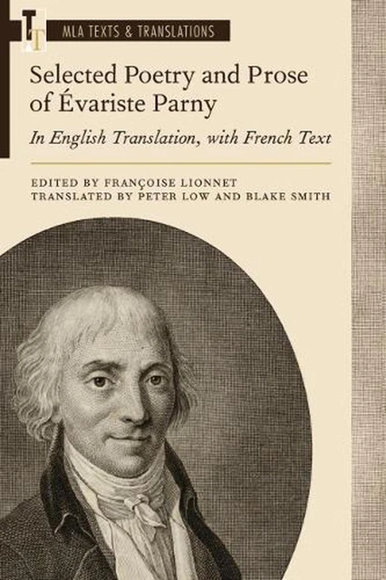 POÉSIE ET PROSE sélectionnées de variste Parny : en traduction anglaise ...
