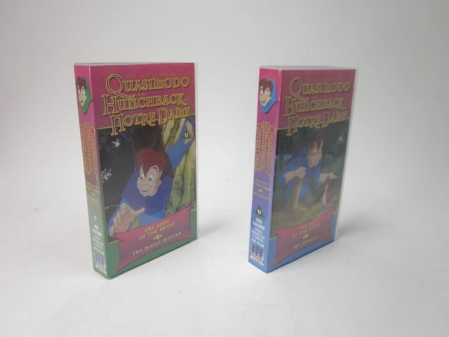THE ADVENTURES OF Quasimodo The Hunchback of Notre Dame VHS Tapes Rated ...