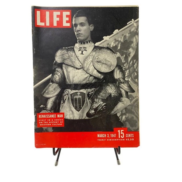 LIFE MAGAZINE MARCH 3 1947 The History of Western Culture Renaissance ...