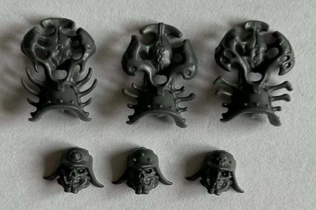 TESTA SCHELETRO GUARDIA Warhammer AOS Ossiarch Bonereapers Immortis x 3 ...