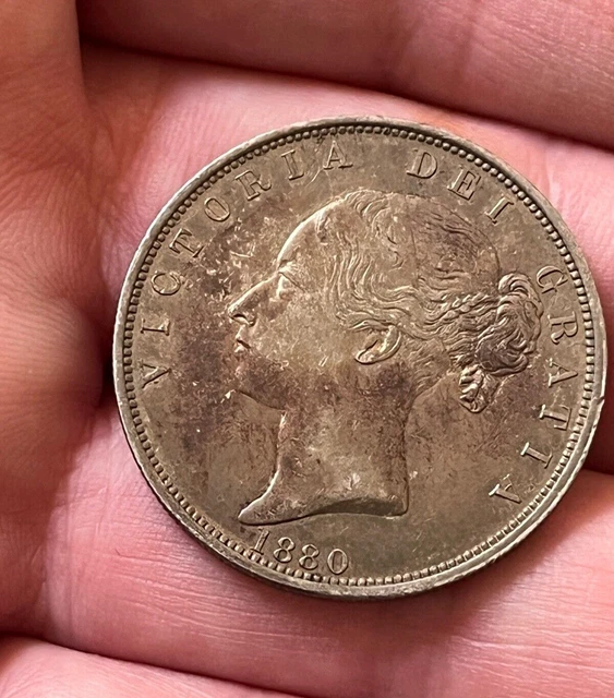 QUEEN VICTORIA 1880 British Silver Half Crown Coin £19.00 - PicClick UK