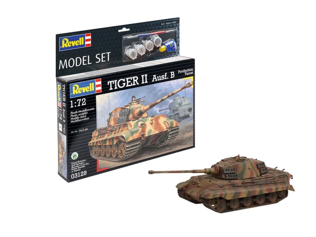 TIGER II AUSF. B Model Set 1:72 Plastique Model Kit Revell EUR 42,69 ...