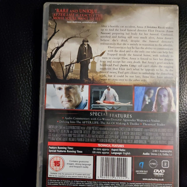 AFTER.LIFE DVD - Christina Ricci, Liam Neeson, Justin Long vgc £2.23 ...