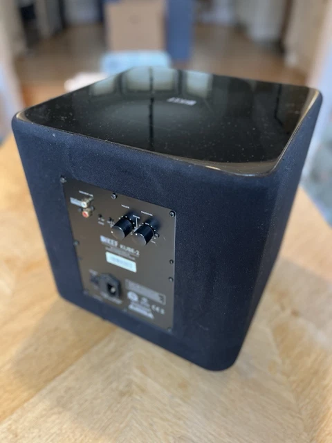 KEF KUBE 2 Active Powered 10" Subwoofer - Black 200w RMS £135.90 ...