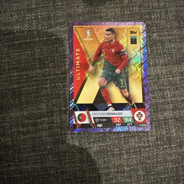 MATCH ATTAX UEFA Euro 2024 Cristiano Ronaldo Ultimate XI Trading Card ... MATCH ATTAX UEFA Euro 2024 Cristiano Ronaldo Ultimate XI Trading Card ...