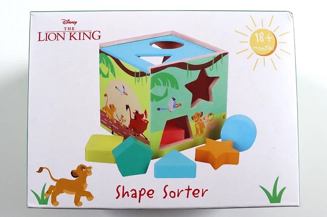 DISNEY: THE LION King Wooden SHAPE SORTER (18+ Months) [2021] - NEW IN ...