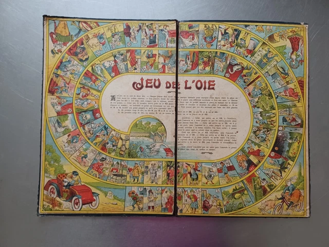 PLATEAU LE JEU De L'oie Ancien 1900 EUR 70,00 - PicClick FR