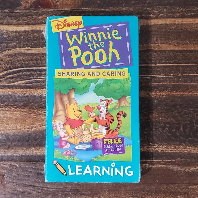 WINNIE THE POOH Sharing and Caring VHS New 1994 Flash Cards £26.80 ...