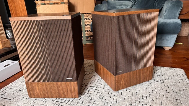BOSE MODEL 501 Vintage Speakers with Direct Energy Control 70s BOXED £ ...