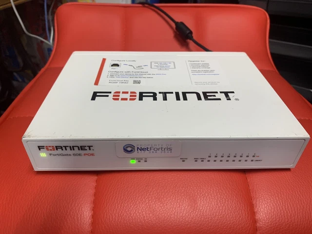 FORTINET FORTIGATE FG-60E -POE Network Security Firewall with AC ...