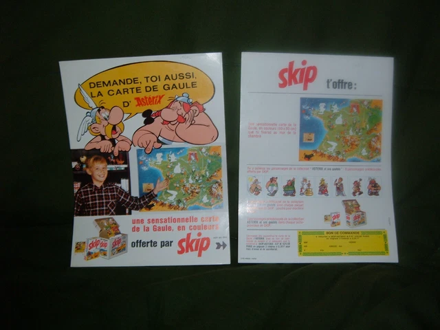 FLYER ISSU SPIROU 1484 Astérix et Obélix Skip carte de la Gaule EUR 28,00 - PicClick FR