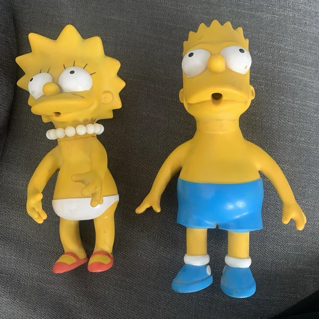 THE SIMPSONS VINTAGE Bath Toys 1990 Bart Lisa $59.95 - PicClick AU
