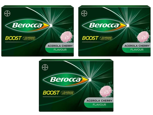 BEROCCA BOOST EFFERVESCENT Vitamin Energy Tablets 20S (Pack of 3 - 60 ...