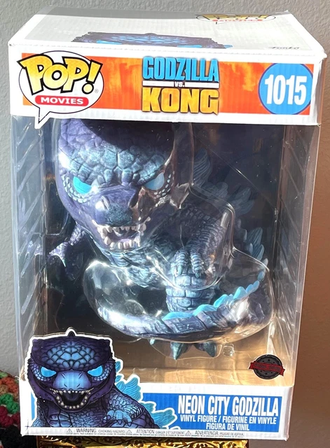 FUNKO POP #1015 Neon City Godzilla 10 In from Godzilla vs. Kong Movie ...
