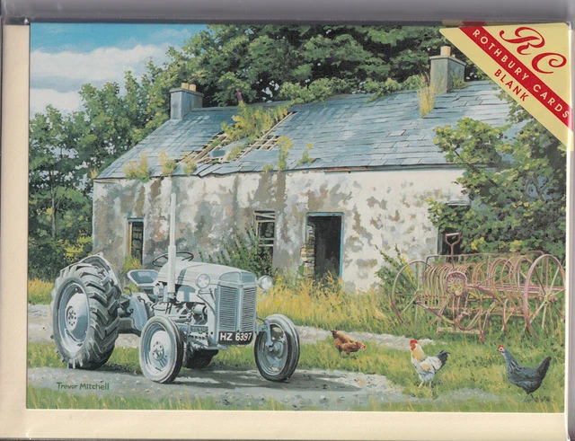 LITTLE GREY FERGIE Tractor Greetings Card Rothbury nostalgia Ferguson ...