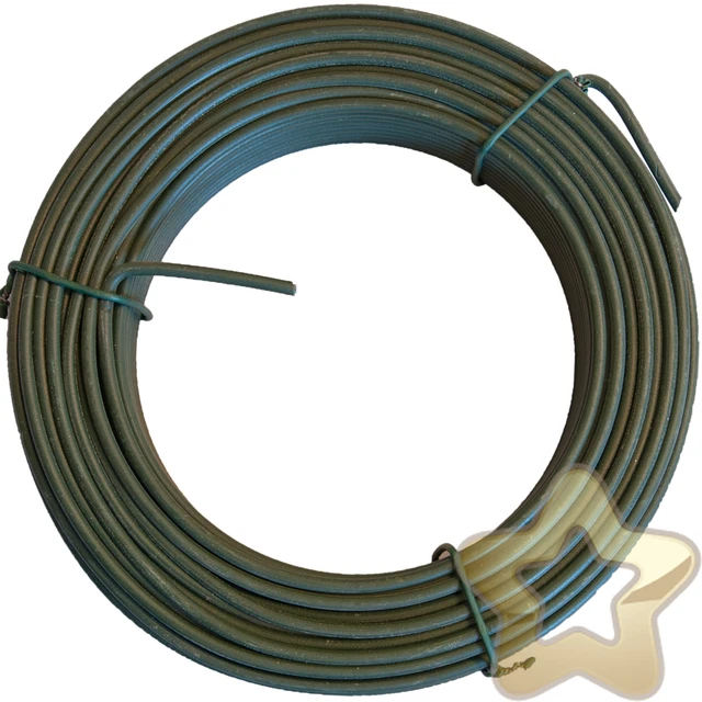 STRETCHER WIRE FENCING Galvanised PVC Green Plastic Coated Fence ...