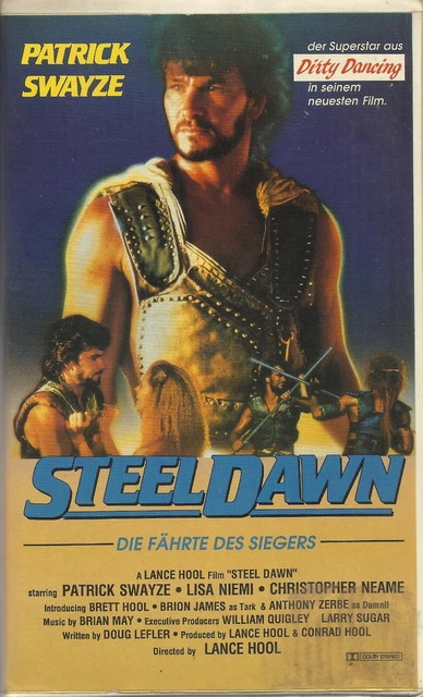 VHS: STEEL DAWN - Die Fährte des Siegers, Patrick Swayze, Gloria Video EUR 2,95 - PicClick DE