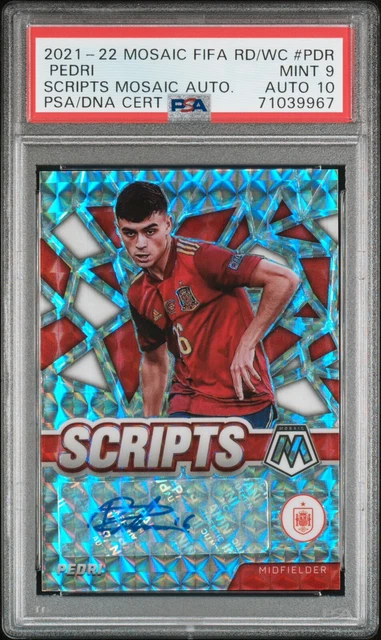 PANINI MOSAIC 21/22 Road To FIFA World Cup Pedri Auto PSA10 PSA9 EUR 99,99 - PicClick DE