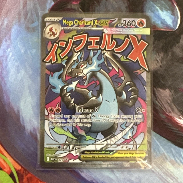 POKEMON PHANTASMAL FLAMES UPC MEGA CHARIZARD X EX #23 PROMO Fast ...