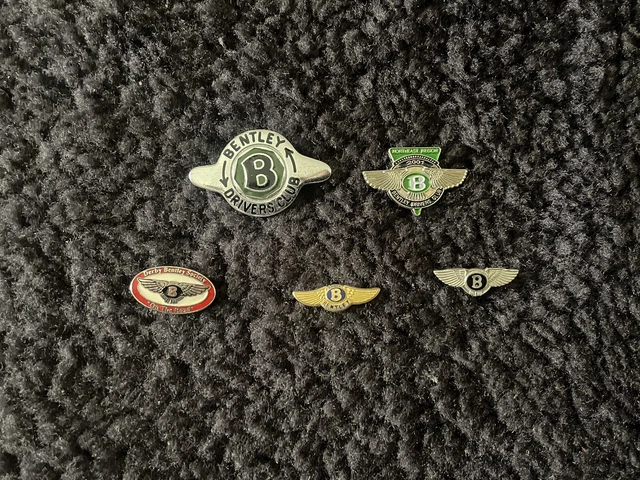 ROLLS-ROYCE BENTLEY DRIVERS Club Derby Bentley club Hat Pin Lapel Pins ...