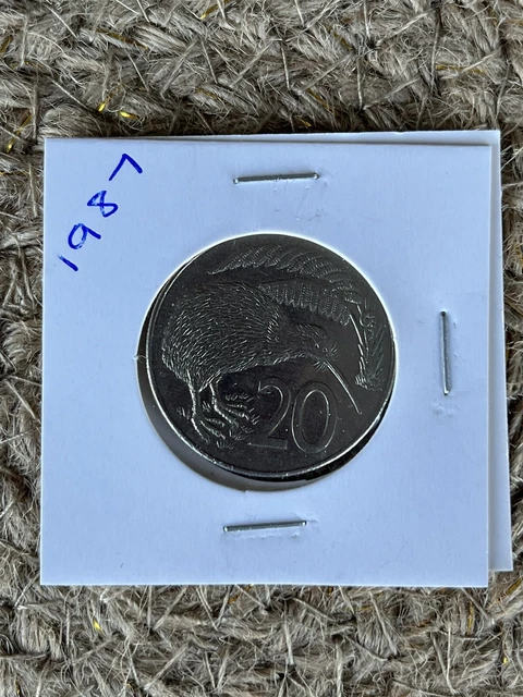 🌐1987 NEW ZEALAND 20 Cent Coin🌐 Kiwi Twenty Cents Queen Elizabeth Ii #A6🌐 $1.95 - PicClick AU