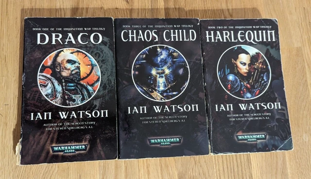 DRACO, HARLEQUIN & Chaos Child (Inquisition War Trilogy, WH 40K, GW ...