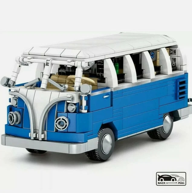 BLOC DE CONSTRUCTION Van Volkswagen Combi Camping car Briques voiture ...