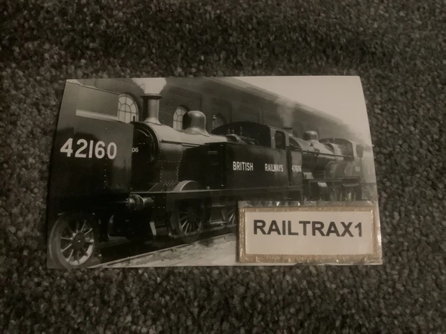 RAILWAY STEAM PHOTOGRAPH - 47606 At Derby Works. (Darkroom Produced ...