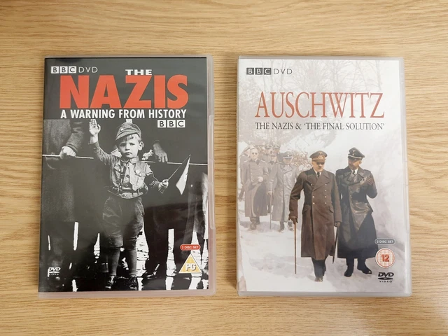 NAZIS WARNING FROM History & Auschwitz Final Solution DVDs BBC WW2 ...