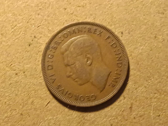 KING GEORGE VI One Penny Coin 1939 1P Vintage Coins Grade A $3.72 ...