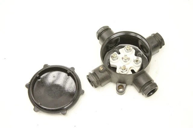 OLD DISTRIBUTOR SOCKET Exposed Distributor Ap Art Deco Loft 4 Outlets ...