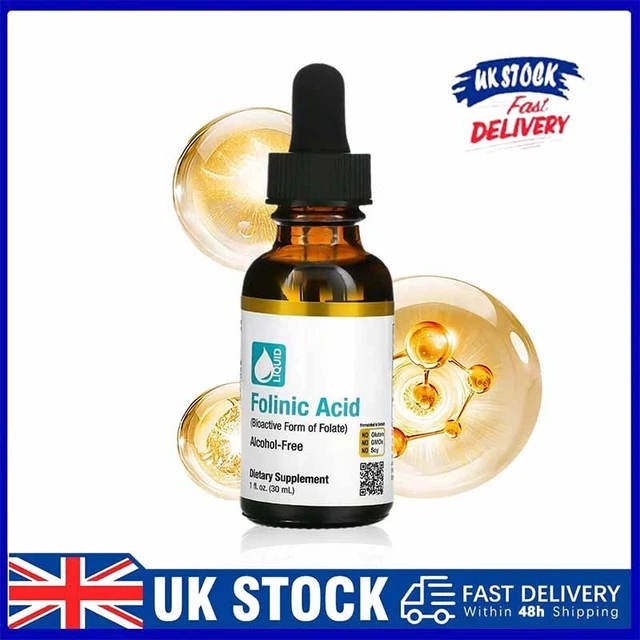 FOLINIC ACID LEUCOVORIN Alcohol Free 30ml,Speech Delay | UK | Fast ...