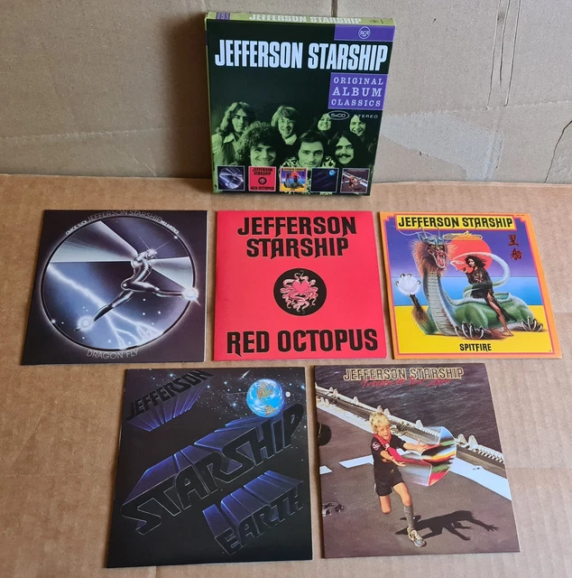 JEFFERSON STARSHIP ORIGINAL Album Classics 5 CD Box Set £26.71 - PicClick UK