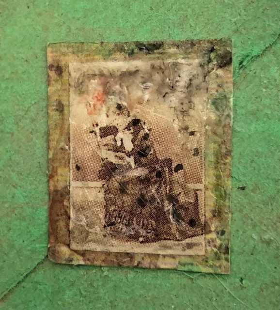 ANCIEN PETIT TABLEAU miniature, portrait (poupée, autre), tiny painting ...