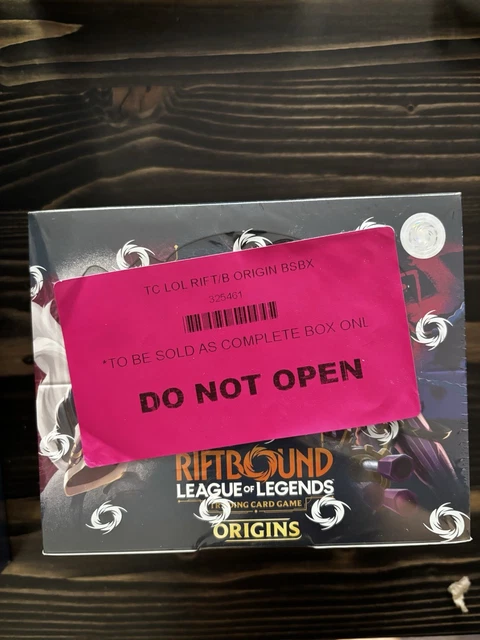 RIFTBOUND LEAGUE OF Legends TCG - Origins Booster Box ENGLISH - IN HAND ...