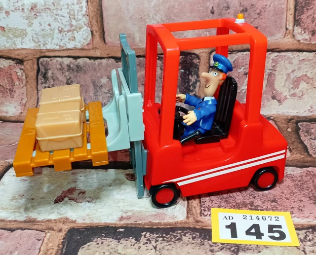 POSTMAN PAT SDS Fork Lift Truck & Pat Figure, Pallet & Parcels VGC Play ...