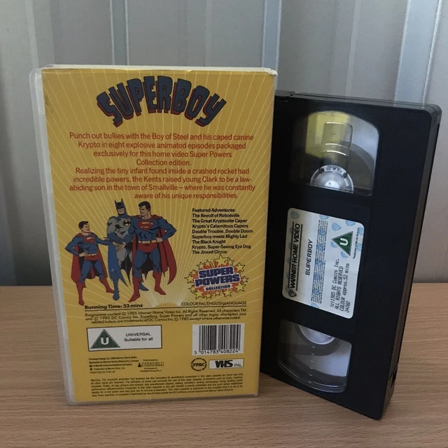 SUPERBOY - VHS Video - Warner Home Video / Super Powers Collection £2. ...
