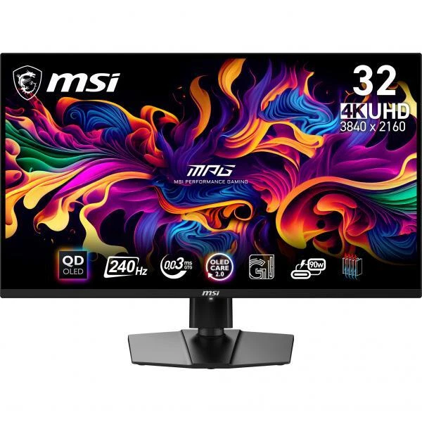 MSI MPG 321URX QD-OLED Monitor PC 80 cm [31.5] 3840 x 2160 Pixel 4K ...