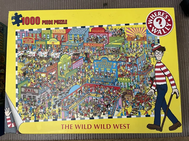 WHERES WALLY JIGSAW Puzzle 1000 Pieces. The Wild Wild West. £0.01 ...