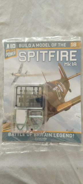ISSUE 18 HACHETTE BUILD A SPITFIRE MODEL SCALE 1:18 NEW COMPLETE Un ...