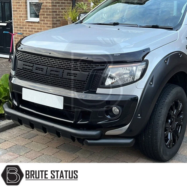 FORD RANGER 2012+ Matt Black City Bar (Spoiler Bumper Guard Nudge Bull ...