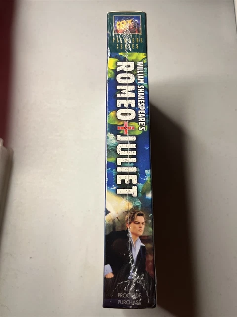 WILLIAM SHAKESPEARES ROMEO Juliet Vhs 1997 Sealed $15.50 - PicClick CA
