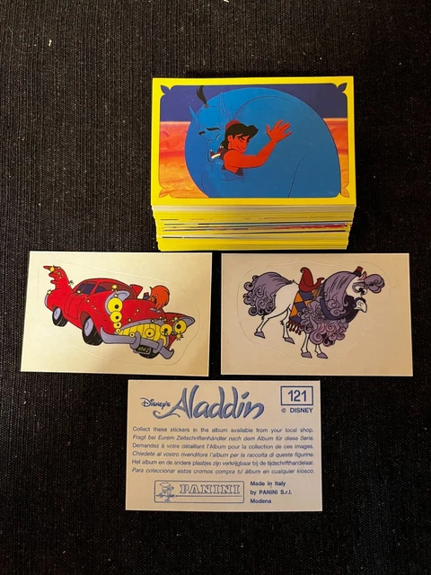 1993 PANINI ALADDIN Disney Stickers Complete Set New Rare £64.44 ...