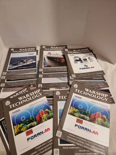 RINA WARSHIP TECHNOLOGY Magazines X19 2013-2017 - Naval Architecture £1 ...