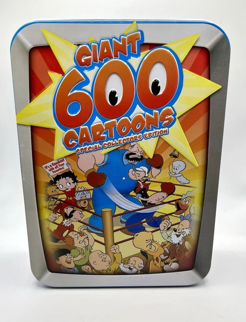 GIANT 600 CARTOON Collection (DVD, 2008, 12-Disc Set) $37.99 - PicClick CA