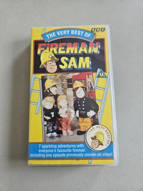 THE VERY BEST of Fireman Sam VHS Video Cassette Tape UK PAL 1992 ...